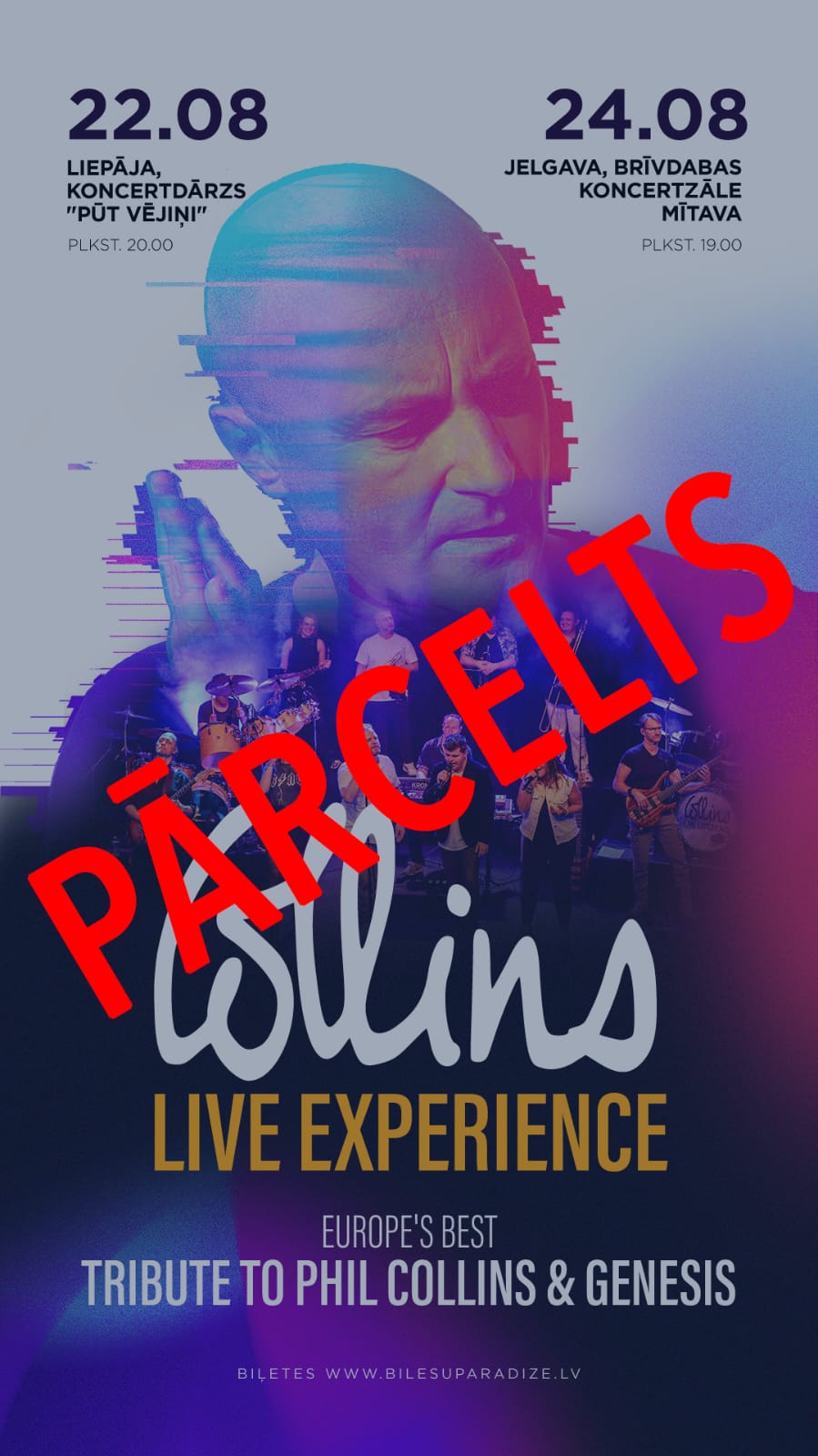 Collins Live Experience – Eiropas labākais tribute koncertšovs ar Fila ...